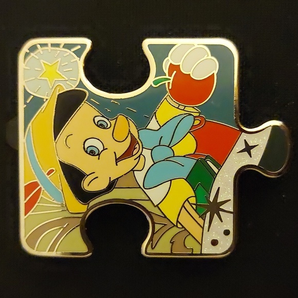 Disney | Jewelry | Disney Pinocchio Pin | Poshmark